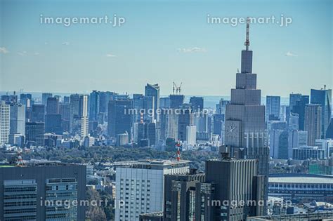 東京都庁の展望台から見える東京の街並みの写真素材 206963227 イメージマート