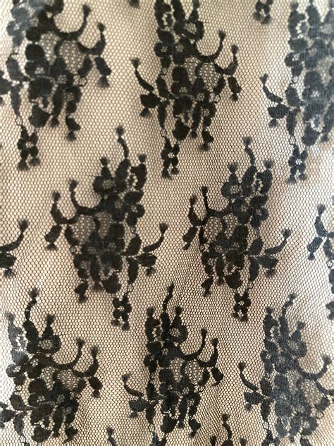 Vintage Vanity Fair Tricot Nylon Slip Black Lace Over Beige Etsy