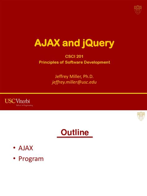 Ajax And Jquery Jeffrey Miller Phd Pdf Ajax Programming