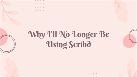 Why Ill No Longer Be Using Scribdeverand Lace And Dagger Books