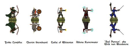 Greensward Paper Minis The First Adventurers By Knightorder On Deviantart