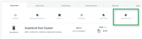 firewall rules for mongodb® with scalegrid