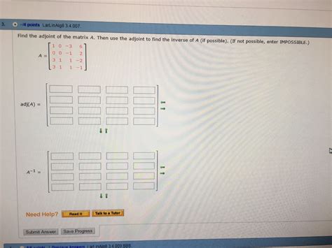 Solved Linear Algbera I Just Want To Help With All The