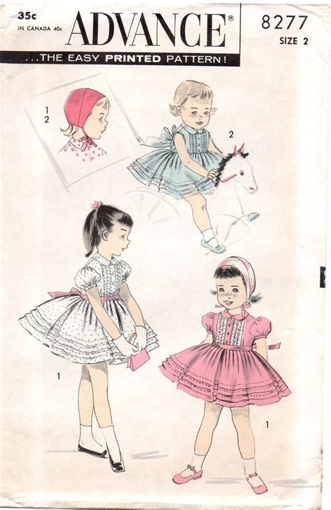 Original Vintage Butterick Pattern Ca 1957 Is Neatly Cut Counted