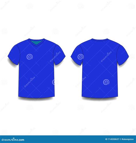 Blue Shirt Template