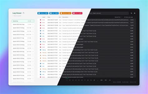 Log Viewer For Laravel 8