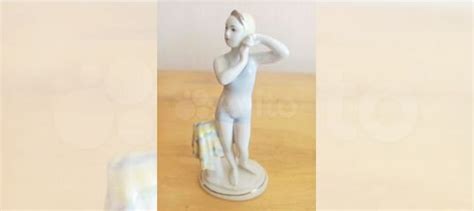 Статуэтка Юная купальщица пловчиха фарфор СССР купить в Самаре с доставкой Хобби и отдых