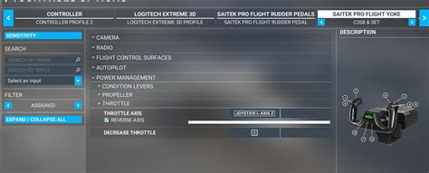 How To Get Full Reverse Thrust On A Joystick Button Hardware