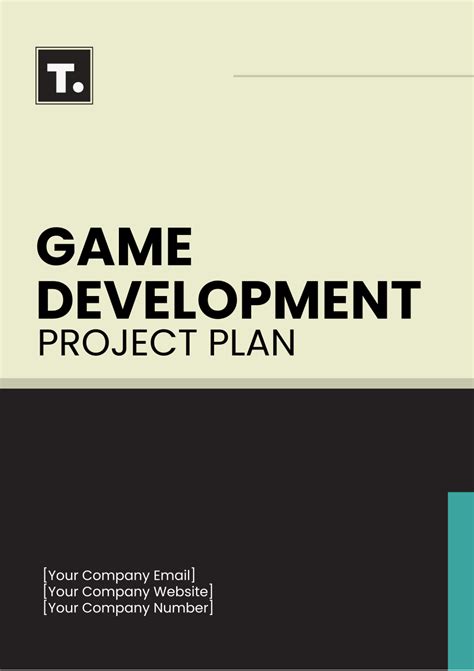 Game Development Project Plan Templates Edit Online And Download