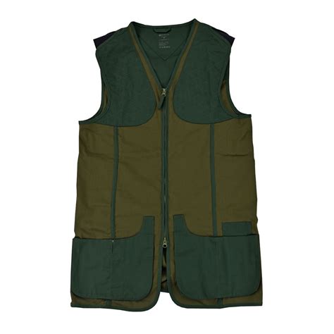 Beretta Cotton Shooting Vest Dark Olive