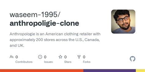 Github Waseem Anthropoligie Clone Anthropologie Is An American