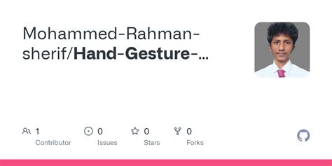 Github Mohammed Rahman Sherifhand Gesture Controlled Car