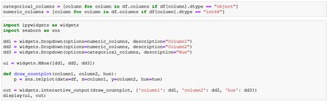 Interactive Visualizations With Pandas Seaborn And Ipywidgets