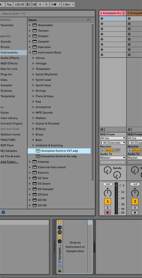 No Sound When Playing Komplete Kontrol From Instrument Rack — Community