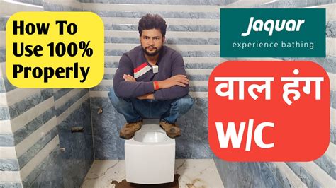 How To Install Toilet Seat Cover Wall Hung Commode Fitting Jaquar Wc