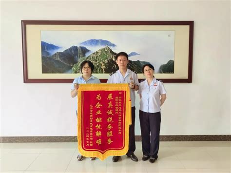 真诚感谢送锦旗 税务部门助力企业合规发展 辽宁省地质勘查院有限责任公司