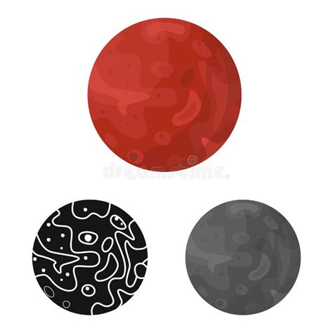 Isolated Object Of Moon And Crater Icon Graphic Of Moon And Astrology