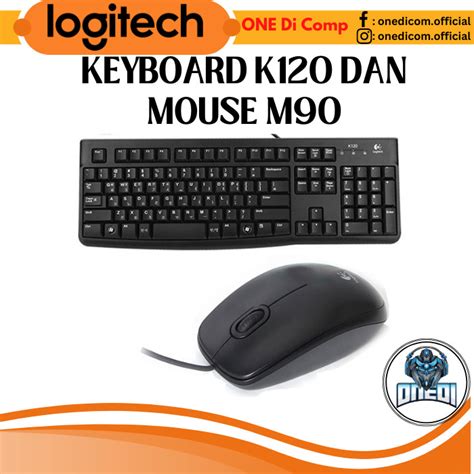 Jual Logitech Keyboard K120 Mouse M90 Usb Kota Medan One Di Com Tokopedia