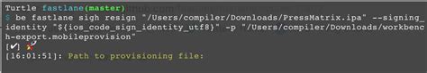Could Not Retrieve Response As Fastlane Runs In Non Interactive Mode