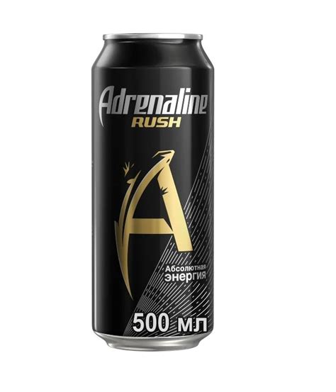 Энергетический напиток Adrenaline Rush 0.5л, банка. Цена одной упаковки