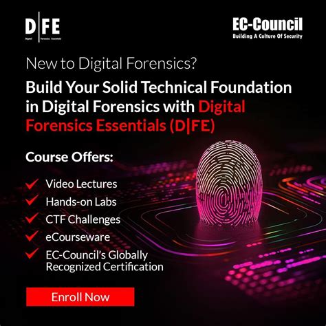 Kickstart Your Cybersecurity Career With The Ec Councils Digital Forensics Essentials D Fe