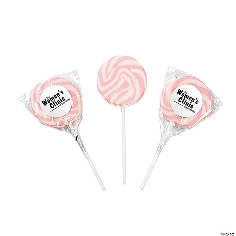 Pink Swirl Lollipops 24 Pc Oriental Trading