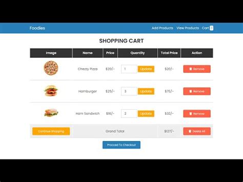 Advance Shopping Cart With Admin Panel And Checkout System Using PHP
