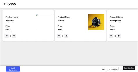 Shopping Cart Using UseState Codesandbox