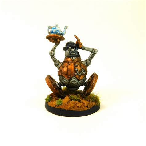 Lady Grey General And Loyal Clockwork Butler Royce Dragon Bait Miniatures