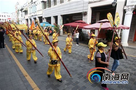 妈祖巡游海口骑楼老街 热闹民俗引人驻足 海洋财富网