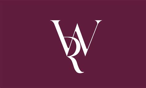 Alphabet Letters Initials Monogram Logo Rw Wr R And W 7520873 Vector