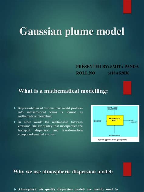 Gaussian Plume Model Pdf