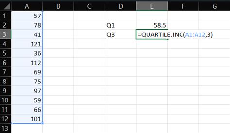 How To Calculate Interquartile Range In Excel [find Iqr]