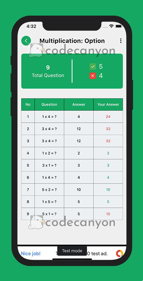 flutter maths quiz brain challenge with admob ready to publish by