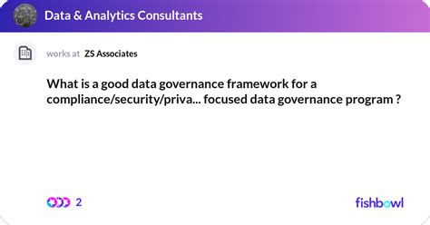 What Is A Good Data Governance Framework For A Com Fishbowl