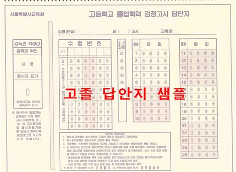 검정고시 준비물 잊지 말고 챙겨가세요수험표 신분증 분실시 네이버 블로그