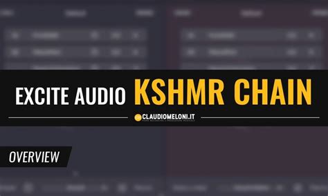 KSHMR Chain il Plugin per Mixare più velocemente