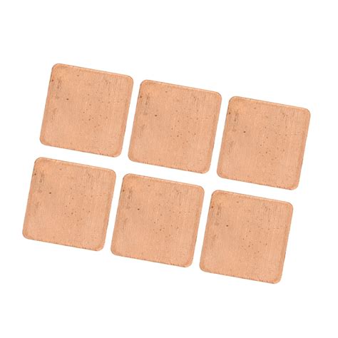 Yanmaoyi 100 Pcs Heatsink Copper Pad Copper Thermal Pad For Desktop