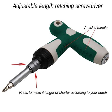 T Handle Ratchet Screwdriver Set With Multi Bits Ecvv Sa Ecvv Sa