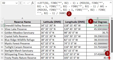 convert degrees minutes seconds to decimal degrees in excel excel insider