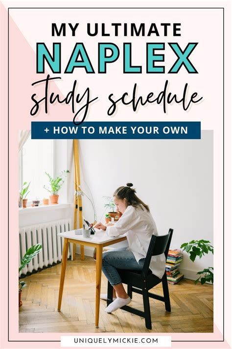 My NAPLEX Study Schedule How To Make Your Own Uniquely Mickie