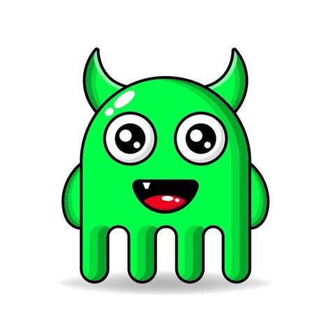 Cute Kawaii Monster Illustration Design Mascot 13930493 Vector Art At