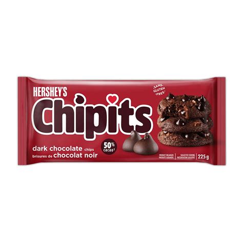 Hersheys Chipits Dark Chocolate Chips 225g Bag