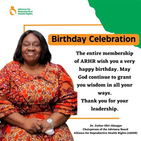 Alliance For Reproductive Health Rights Arhr On Linkedin Birthday