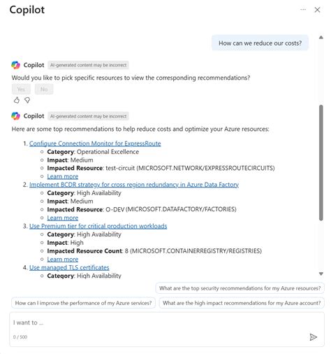 Microsoft Copilot을 사용하여 Azure에서 클라우드 비용을 분석 추정 및 최적화하기 Microsoft Learn