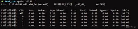 linux centos下几种cpu查看使用率的常用命令 centos查看cpu占用率 csdn博客