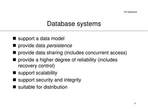 Ppt Object Oriented Databases Powerpoint Presentation Free Download Id356336