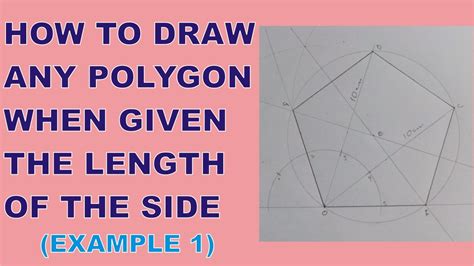How To Construct Any Polygon When Given The Length Of The Side Pa Academy