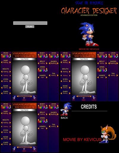Swfchan Sonic Character Designer Swf Swfchan Sonic Character Designer Swf