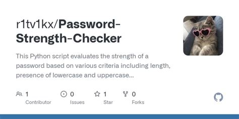 Ritvik Singh On Linkedin Github R1tv1kxpassword Strength Checker